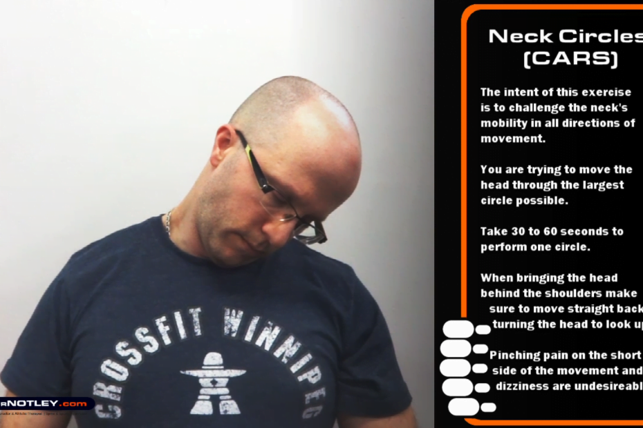 Neck Circles (CARs) for neck mobility - Chiropractic and Sports Injury Care